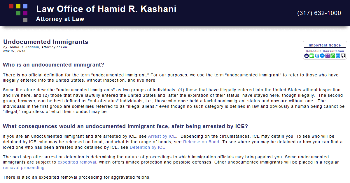 Undocumented Immigrants